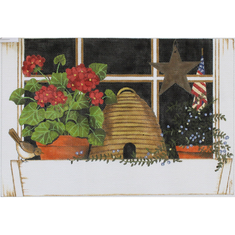 Summer Window Box – PLD Needlepoint Designs