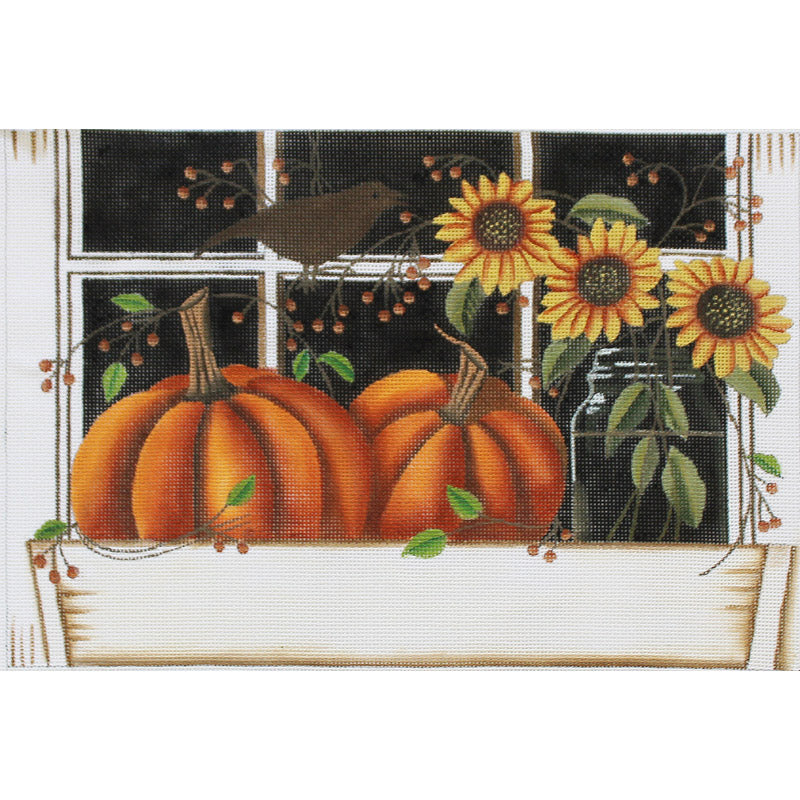 Harvest Window Box – PLD Needlepoint Designs