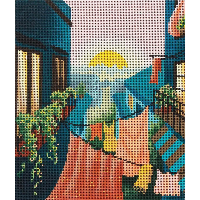 Rooftops of Italy – PLD Needlepoint Designs