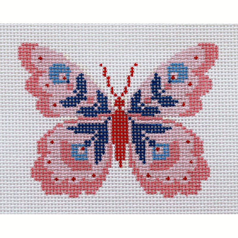 Pink Butterfly lll – PLD Needlepoint Designs