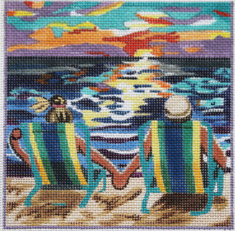 Evening at the Beach – PLD Needlepoint Designs